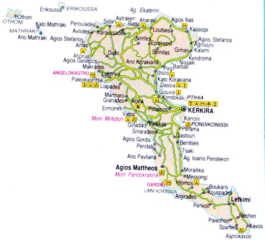 Corfu, the cosmopolitan Ionian island, Greece